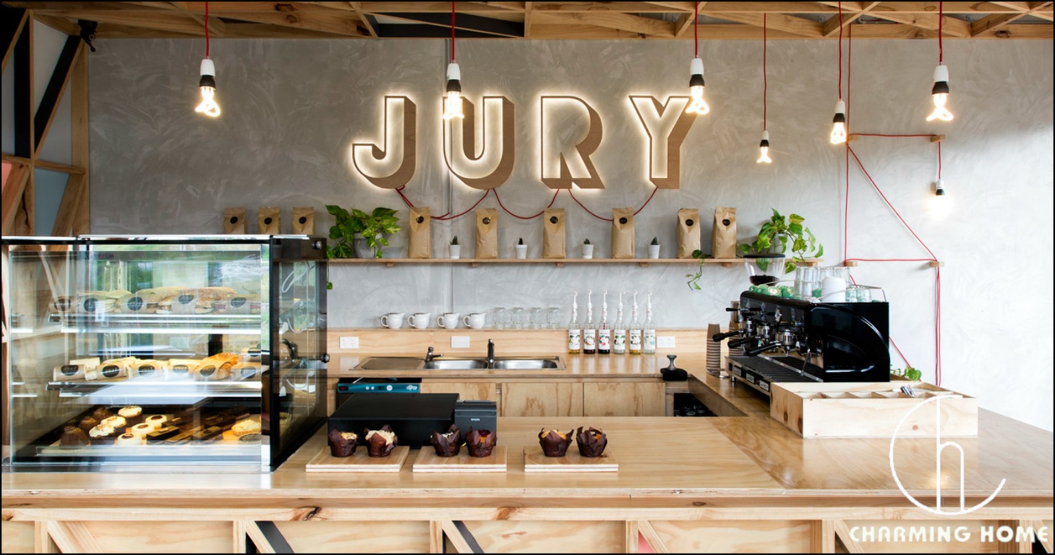 Thiết kế quán cafe JURY | THI CÔNG TRỌN GÓI | UY TÍN
